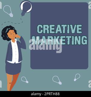 Writing displaying text Creative MarketingCampaigning to meet the ...