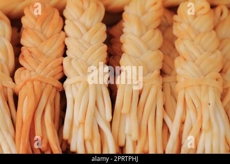 czech and slovak smoked cheese as nice food background Stock Photo - Alamy