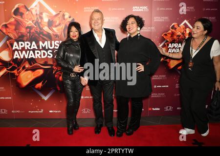 Jimmy Barnes with wife Jane Mahoney at Melbourne Grand Prix event, 2012 ...
