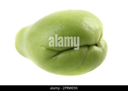 tropical vegetable chouchou isolated on the white background Stock ...