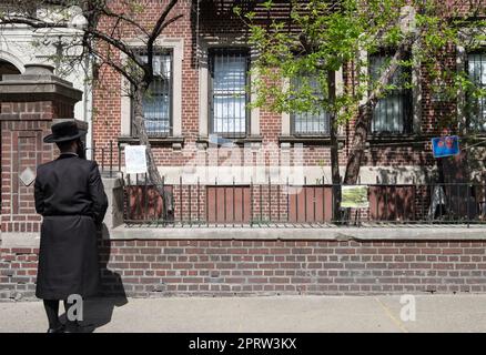 During the Hebrew month of Nissan, a Hasidic Jewish woman makes a ...