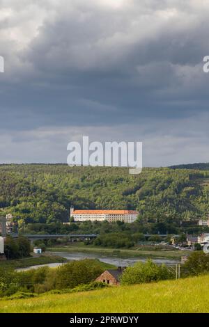 Decin castle in Northern Bohemia, Czech Republic Stock Photo - Alamy
