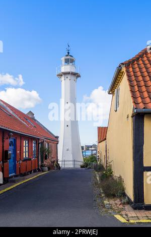 Denmark, Bornholm - Lighthouse Rønne Bagfyr Stock Photo - Alamy