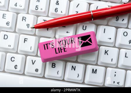 Inspiration showing sign Change Your Life. Business idea inspirational ...