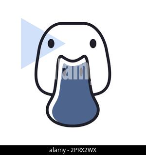 duck farm animal icon vector illustration graphic design Stock Vector ...