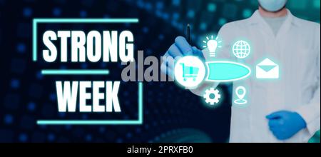 Writing displaying text Strong Weak, Word for the leadership and ...