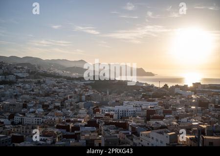 Views of the city of Al Hoceima at sunset Stock Photo - Alamy