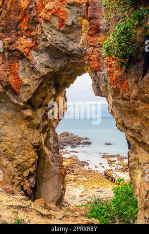 Gate of Heaven is the gate to pebble beach at Pulau Mawar; Endau ...