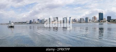 Luanda Angola - 12 03 2023: Panoramic view at the Luanda downtown, with ...
