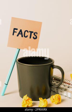 Conceptual display Nutrition Facts. Business overview detailed ...