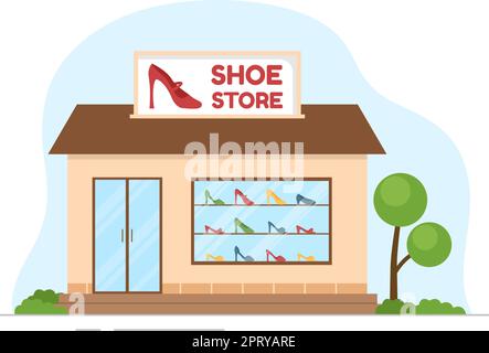 Shoe Store Building Clipart
