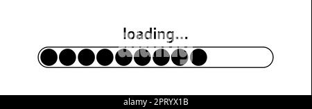 Download status scale, download progress on white background - Vector ...