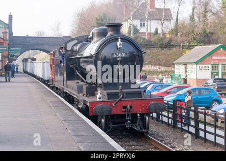 Steam Locomotive the 63601 on the Great Central Railway Stock Photo - Alamy