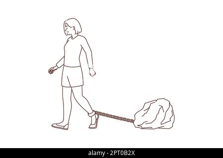 Stressed businesswoman overwhelmed with work tasks Stock Photo - Alamy