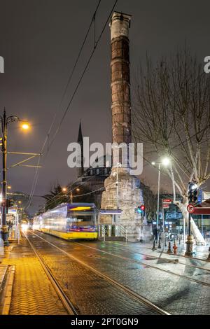 Column of Constantine, Fatih, Istanbul, Turkey, Europe-Asia Stock Photo ...