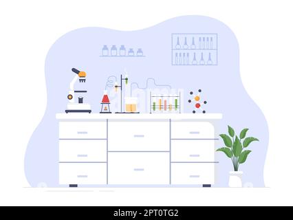 Laboratorium with Conducting Research Scientific, Experimentation and ...