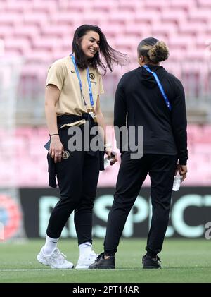 Chelsea goalkeeper Zecira Musovic before the UEFA Women's Champions ...