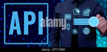 Handwriting text Api, Business overview set of routines, protocols, and ...