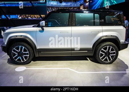 Chery iCar 03 EV concept SUV on display at the 2023 Shanghai Auto Show Stock Photo - Alamy