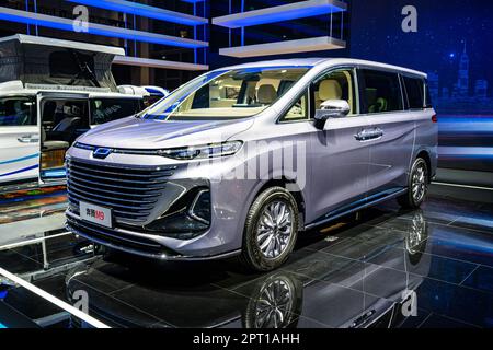 FAW Bestune M9 MPV on display at the 2023 Shanghai Auto Show Stock Photo - Alamy