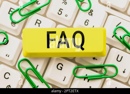 Conceptual caption Faq, Concept meaning list of frequently asked ...