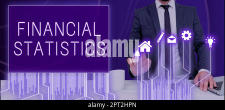 Conceptual caption Financial Statistics, Business overview ...