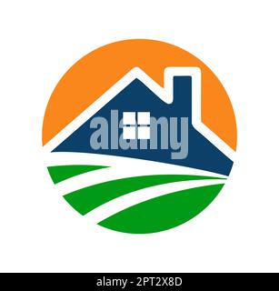 Home Farm Logo vector Icon Stock Vector Image & Art - Alamy