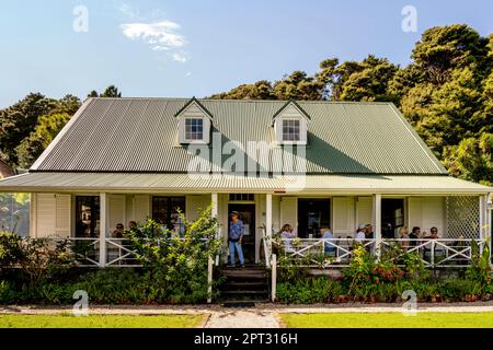 Cafe At Pompallier Mission, Russell, Bay of Islands, Northland, New ...