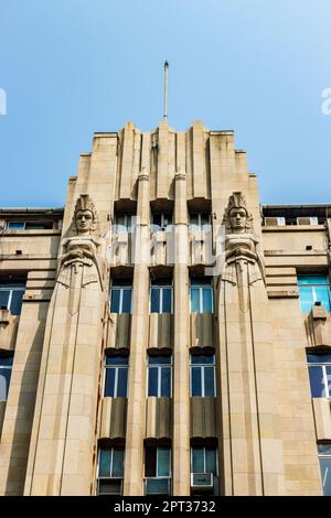 History art deco building , Bombay Mumbai , Maharashtra , India Stock ...