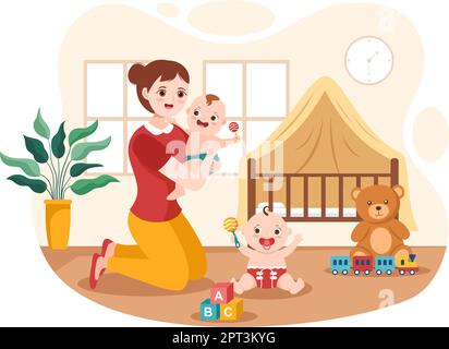 Babysitter or Nanny Services to Care for Provide for Baby Needs and ...