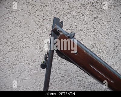 Folding air rifle for firing the bullets Stock Photo - Alamy