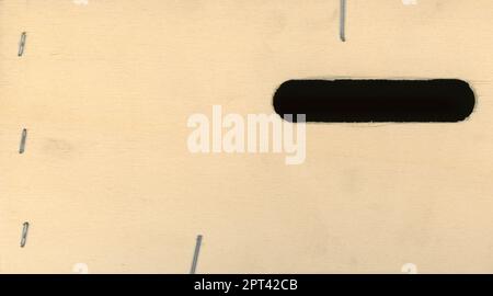 wooden crate with metal staples and handle Stock Photo - Alamy