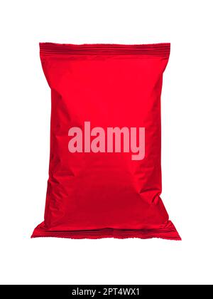 Red Packaging for food, chips, crackers, sweets, mockup for your design ...