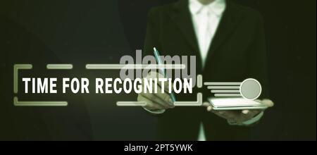 Conceptual display Time For Recognition, Business approach Acknowledgement Interval between ...