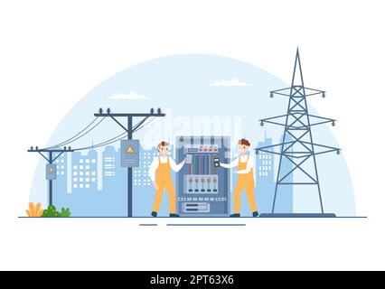 Lighting and Electricity Energy Maintenance Service Panel Cabinet of ...