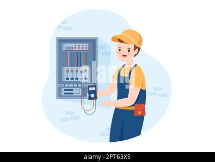 Lighting and Electricity Energy Maintenance Service Panel Cabinet of ...