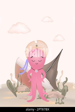 Pattern theme collection 2 - picture illustration Stock Photo - Alamy