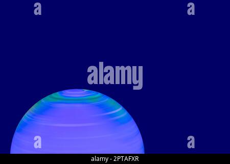 Background Earth shining. A luminous and rotating terrestrial globe or ...