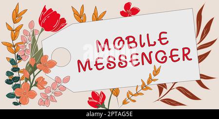 Inspiration showing sign Mobile Messenger. Business concept tickets ...