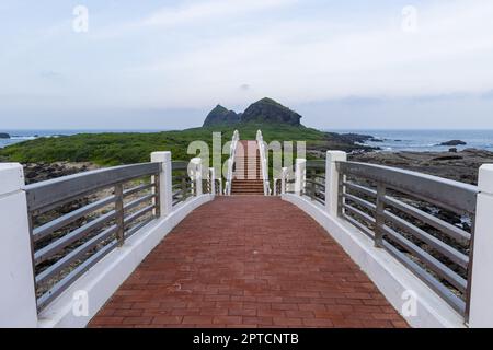 Sanxiantai Dragon Bridge in Taitung Stock Photo - Alamy