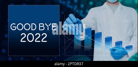 Text showing inspiration Goodbye 2023. Conceptual photo Merry Christmas ...