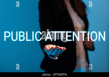 Inspiration showing sign Public Attention, Conceptual photo transport ...