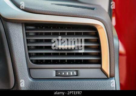 Car air vents providing airflow on the dashboard Stock Photo - Alamy