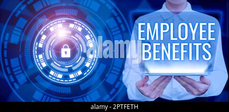 Handwriting text Employee Benefits, Business concept indirect and ...
