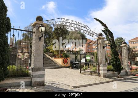George Don gates to the Alameda Gibraltar Botanic Gardens Stock Photo ...