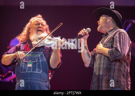 Tim Watson and Tracy Lawrence performs at Still Playin' Possum - George ...