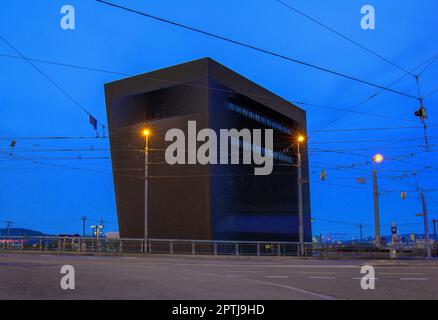 Basel, Switzerland - September 13. 2021: The modern architecture of ...