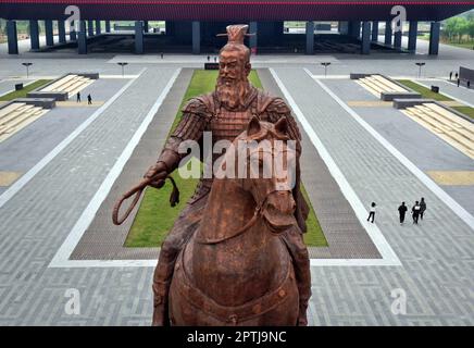 ANYANG, CHINA - APRIL 9, 2023 - Aerial photo shows the soon-to-be ...