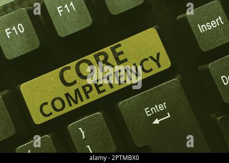 Inspiration showing sign Core Competency, Word for harmonized ...
