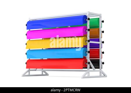Multicolor PVC Polythene Plastic Tape Rolls or Foil Samples with Shop ...